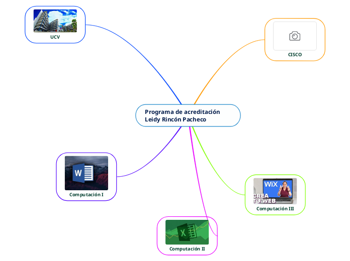 Programa de acreditación Leidy Rincón Pach...- Mind Map